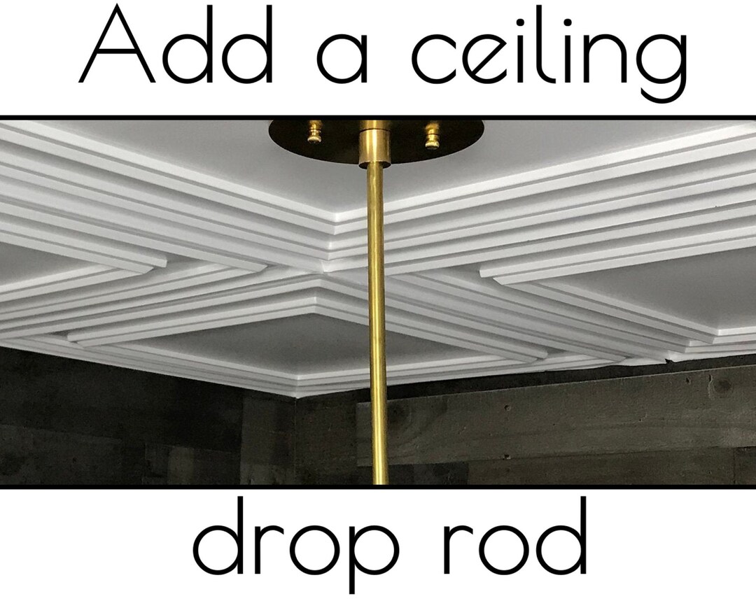 Extra Ceiling Drop Rods - Etsy