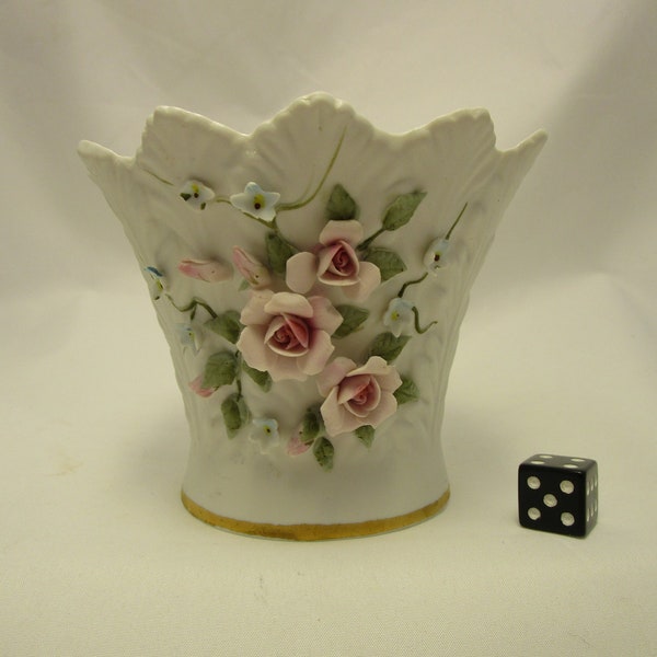 Lefton Rose Vase - Etsy