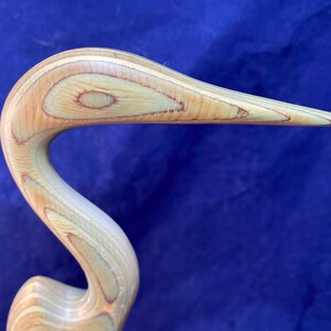 Hand Carved Heron Sculpture: Signed George Edenfield Driftwood Art - Etsy
