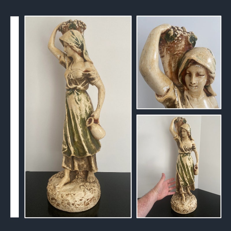 Chalkware Bust - Etsy