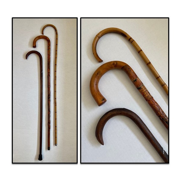 Bamboo Walking Stick - Etsy