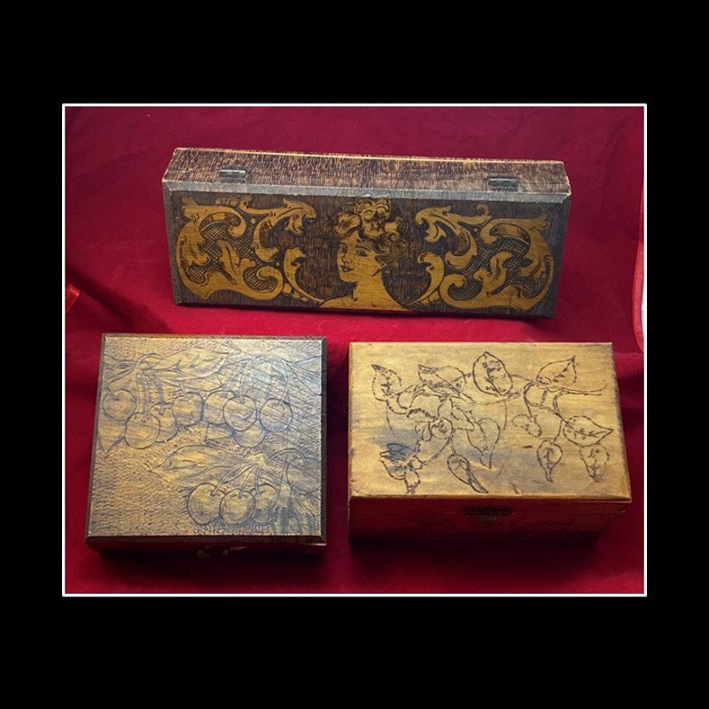 Pyrography Box - Etsy