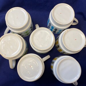 Tams Mid Century Modern Stacking Cups, 1966, Set of Seven Tams Chinine ...