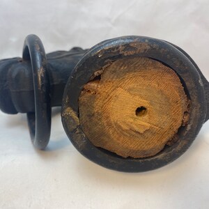 Antique Cast Iron Hitching Post Horse Head, Equestrian Horse Hitch Top ...