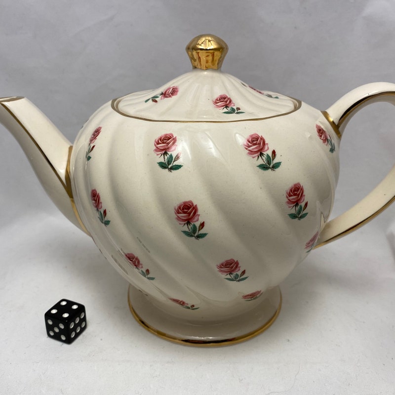 Pink Rose Teapot - Etsy