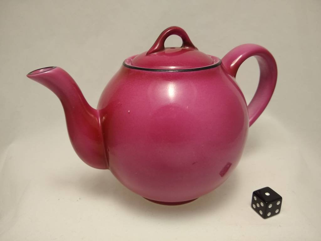 Pink AVCO China Teapot 1930s Alliance Vitrified China Company | Etsy