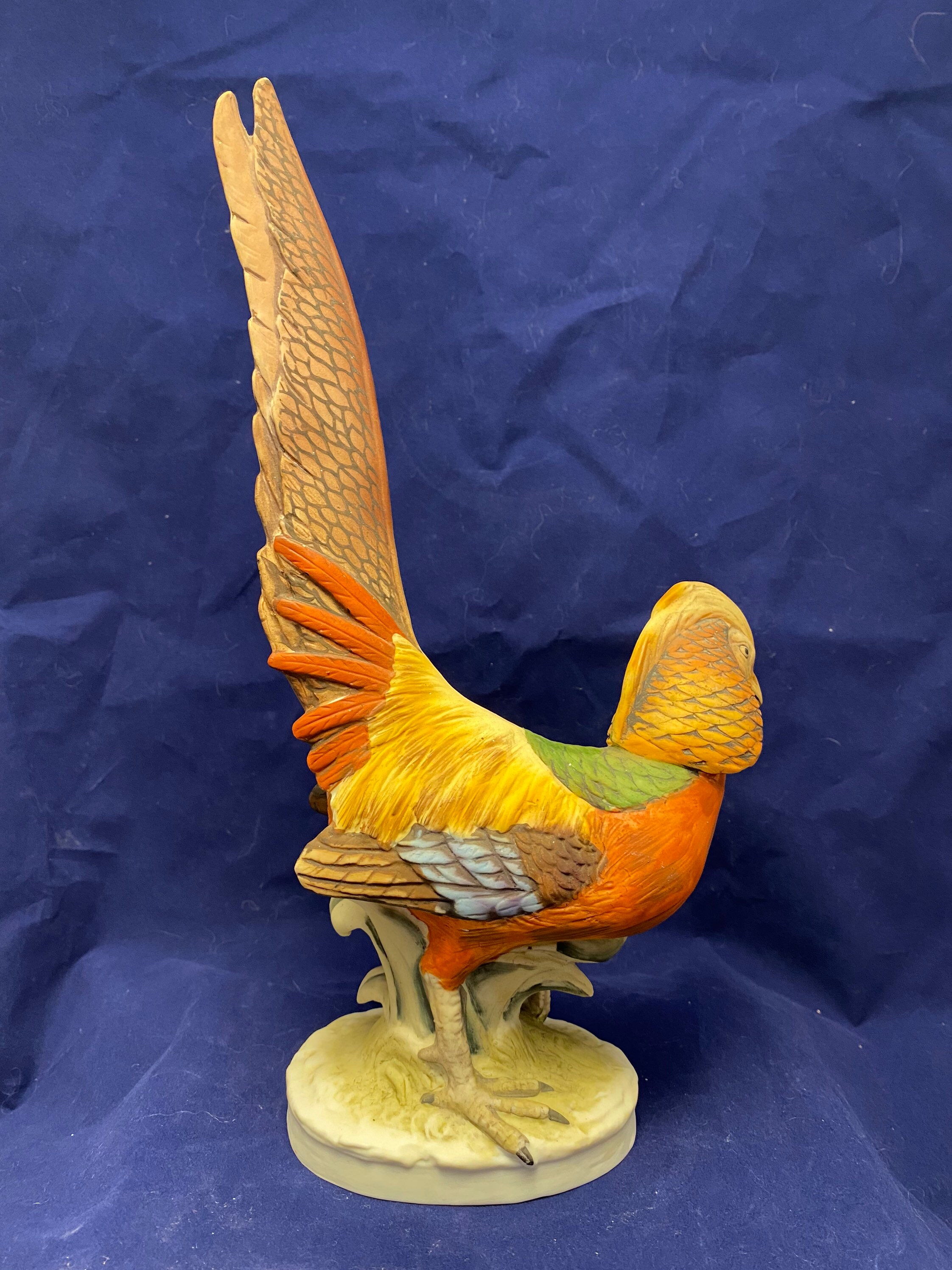 Lefton Golden Pheasant Figurine Mid Century Hand Painted - Etsy