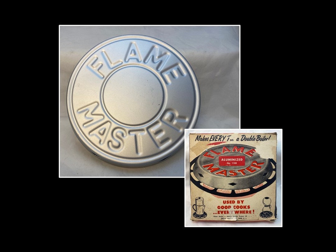 1950s Flame Master Stovetop Heat Diffuser in Original Box, by Panther ...
