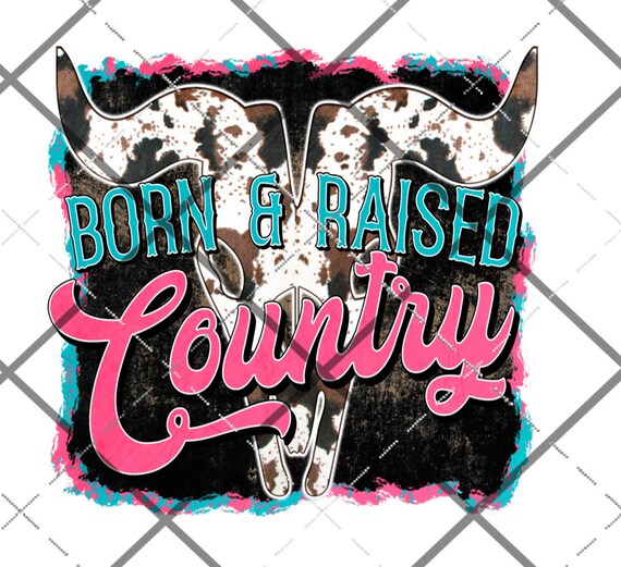 Waterslide for Tumblers Born and Raised Country Waterslide | Etsy