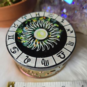 Zodiac Box With Lid, Glow in the Dark, Astrology, Celestial, Horoscope ...