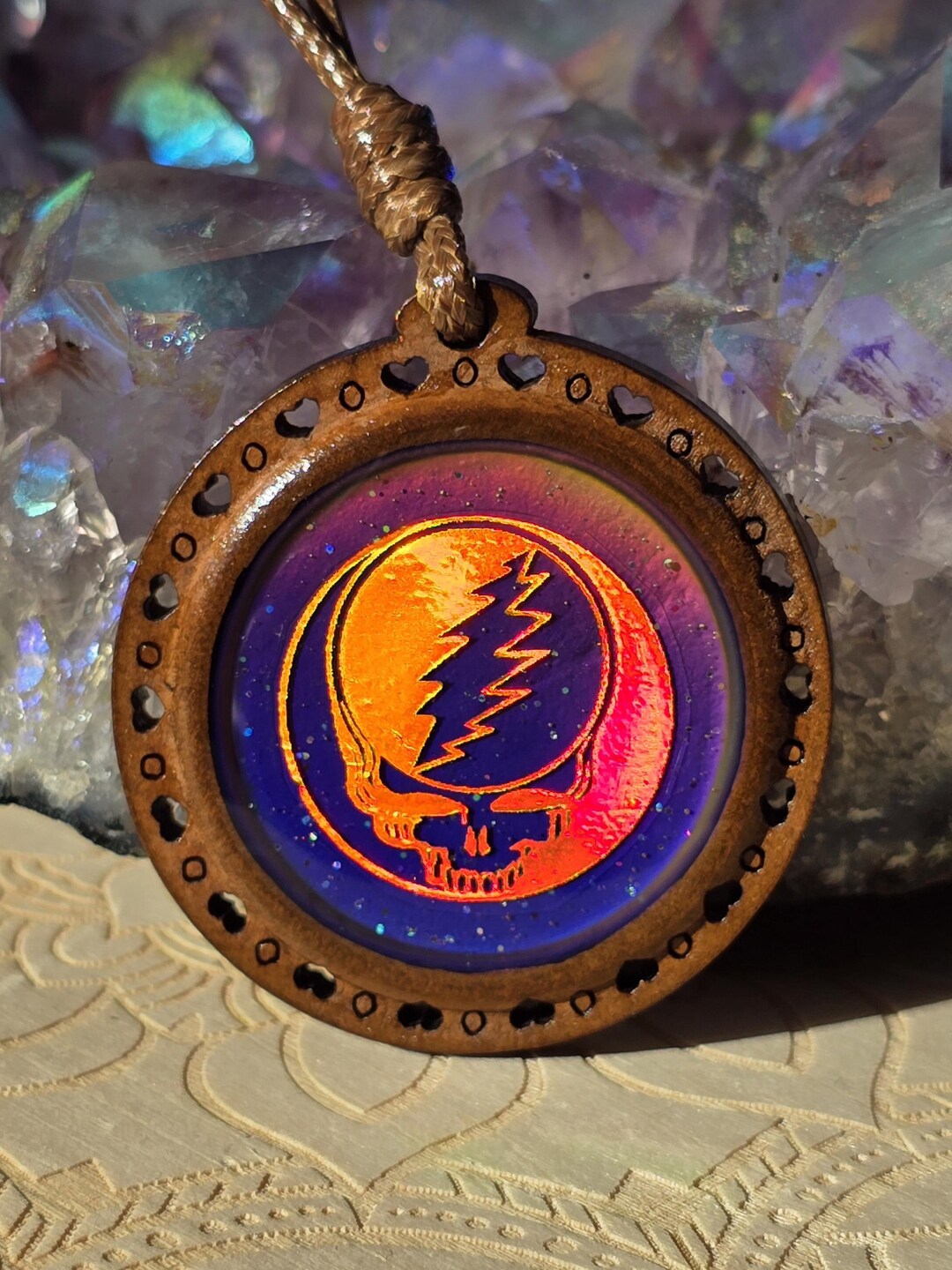 Grateful Dead Mood Pendant, Color Changing - Etsy