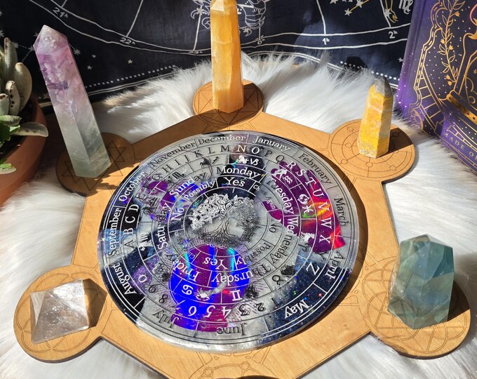Pendulum Board, 7" Tree of Life, Talking Board, Scrying, Divination ...