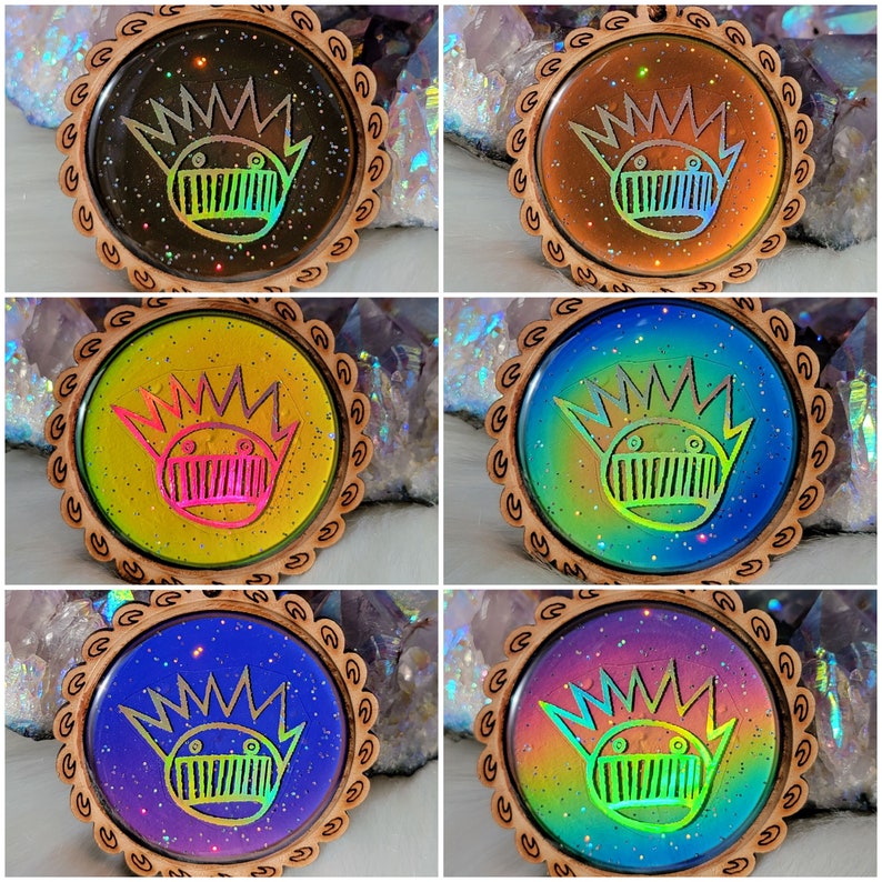 2 Ween Boognish Mood Pendants, Color Changing, Large, Boog, Dean Ween ...