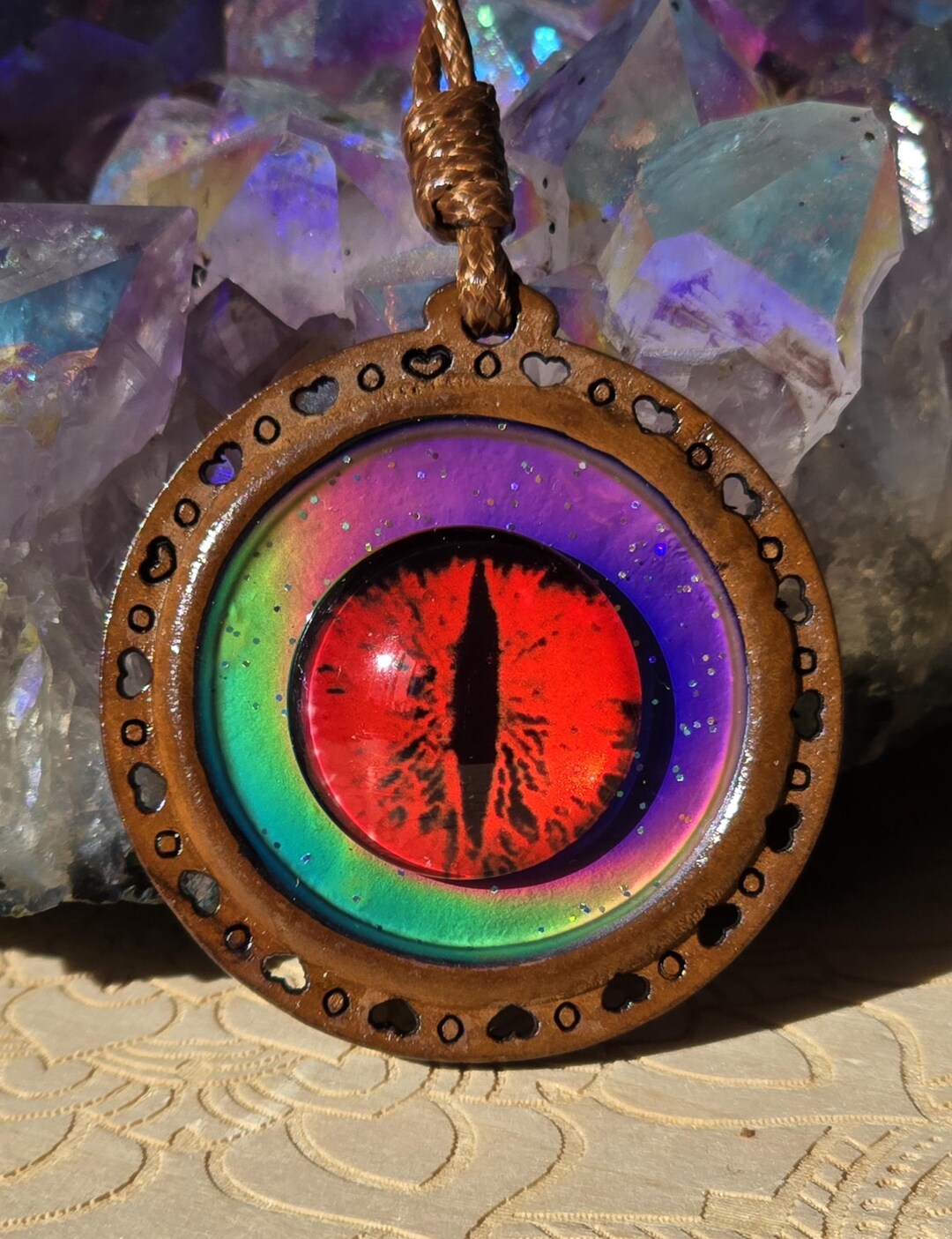 Eye Mood Pendants, Color Changing, Necklace, Jewelry, Third Eye - Etsy