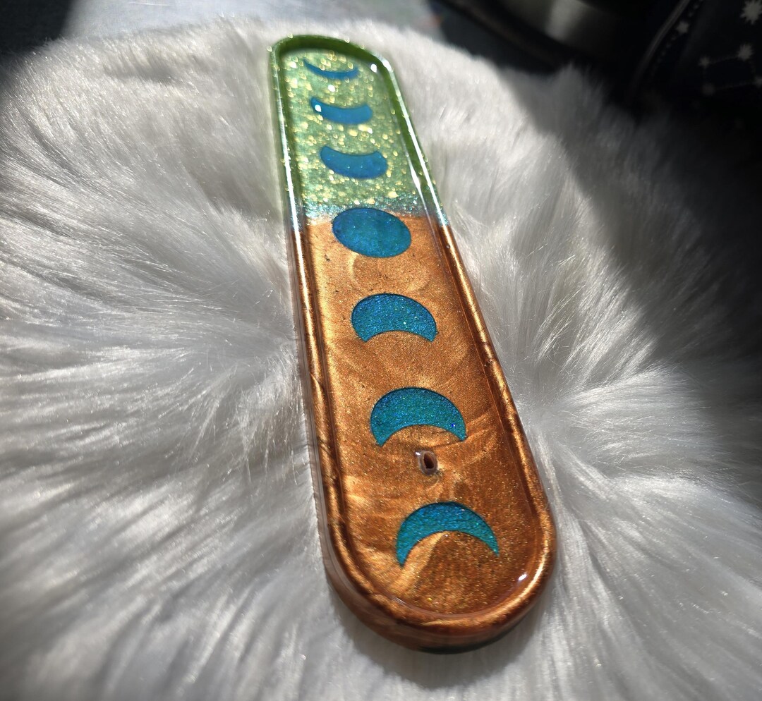 Incense Stick Holder, Lunar Phases, Moon Lover, Incense Burner ...