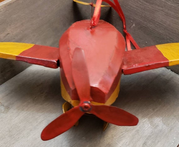 Sculpture Vessels desk or shelf decor. hanging art Metal airplane ...