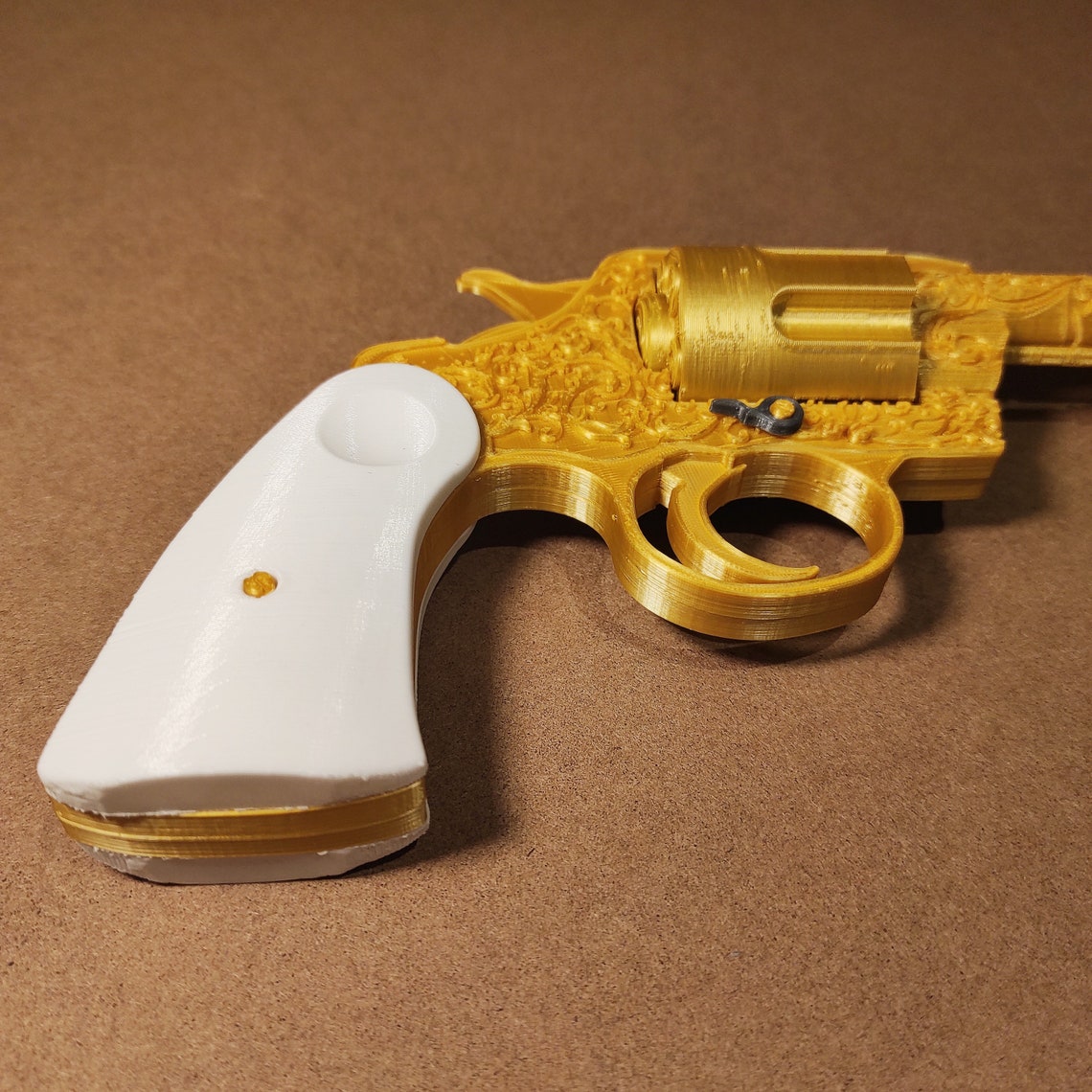 Golden Revolver Replica / Life Size Scale / Based On Red Dead | Etsy