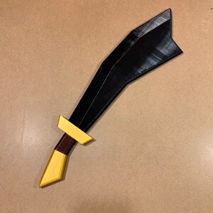 SCIMITAR / OSRS Style Sword / Rune Adamant Mithril Bronze Iron Steel ...