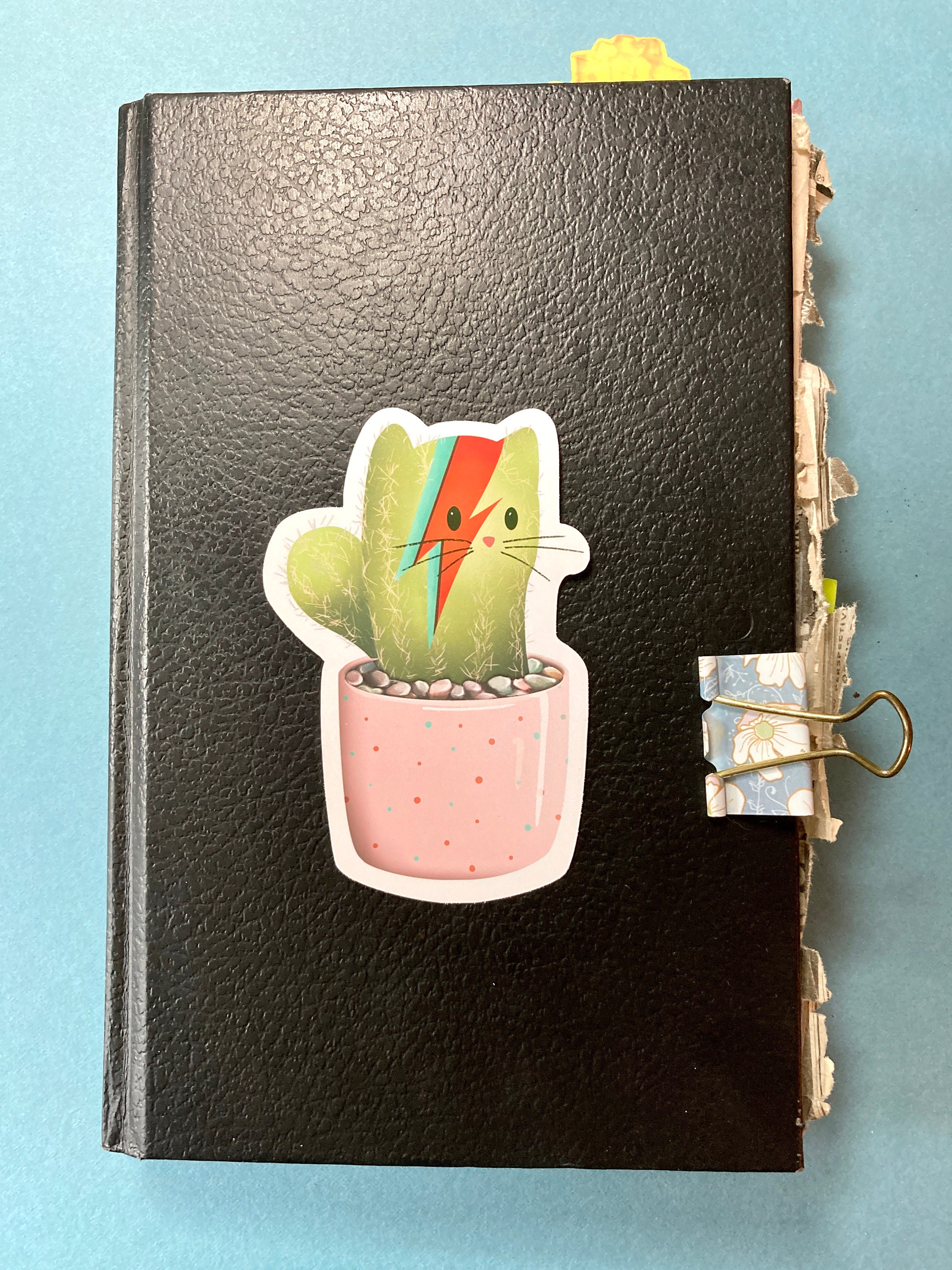 Stardust Cactus Vinyl Stickers Cute Nopal Cat Cactus Matte - Etsy