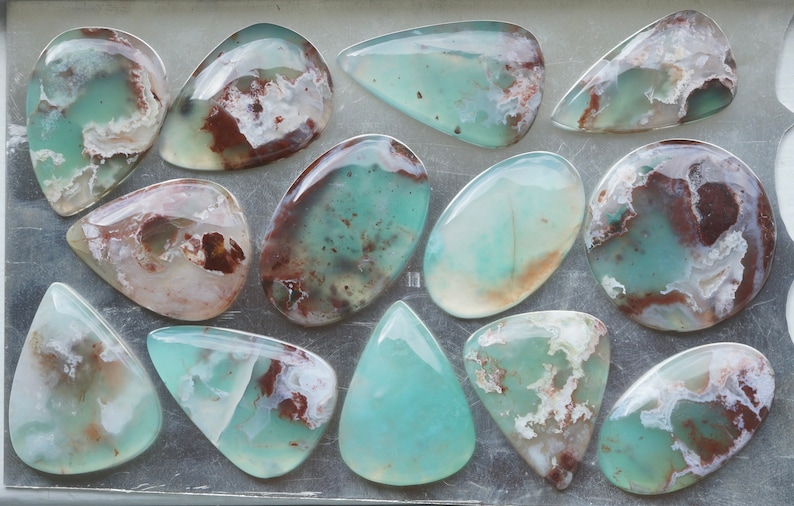 LARGE. Aqua Chalcedony 32-36 Mm. Choose a Gorgeous Seafoam - Etsy