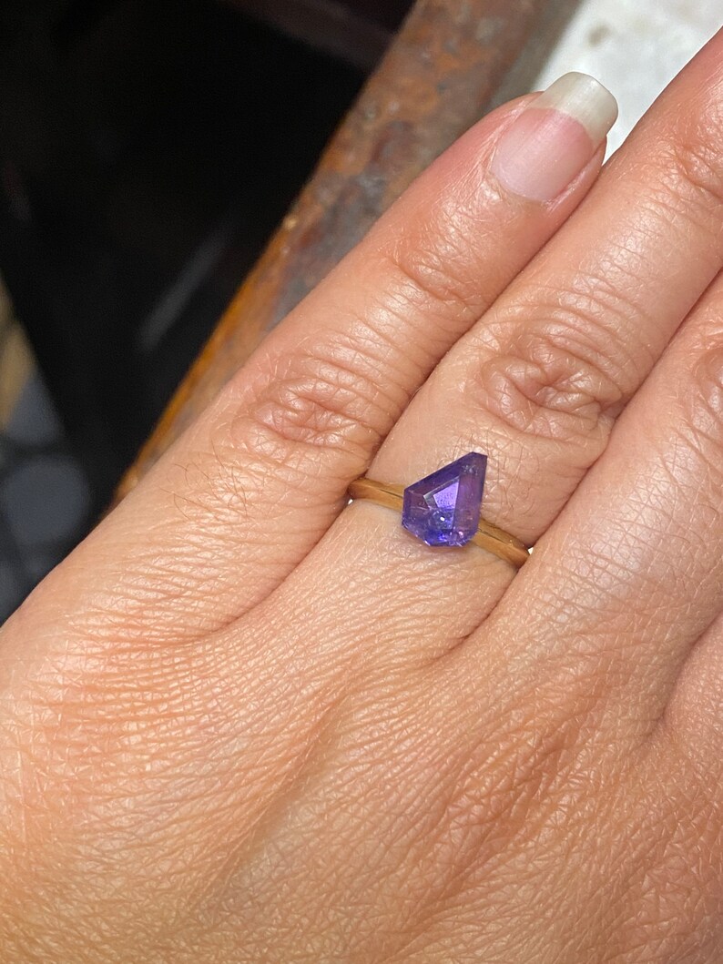 Made to Order Custom Rose Cut Sapphire/ Syn. Alexandrite/ - Etsy