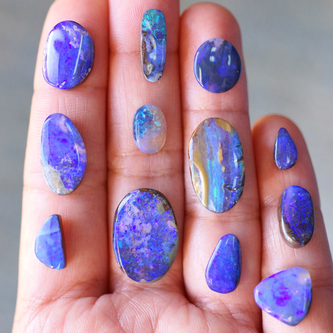 Custom Australian Opal Ring or Pendant. Bezel Set in 925 Sterling ...