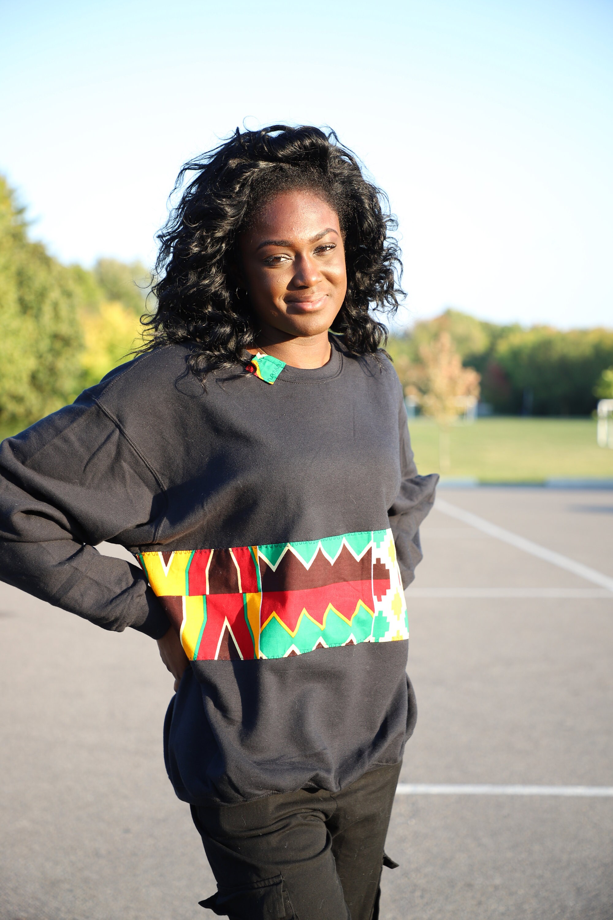 African Print/kente Unisex Soft Warm Crewneck Sweater Kwasi Style - Etsy
