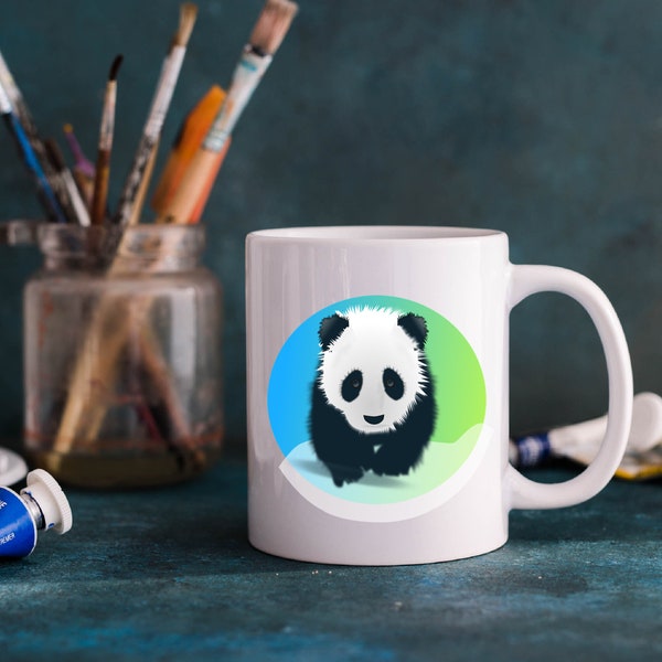 Panda Mug - Etsy