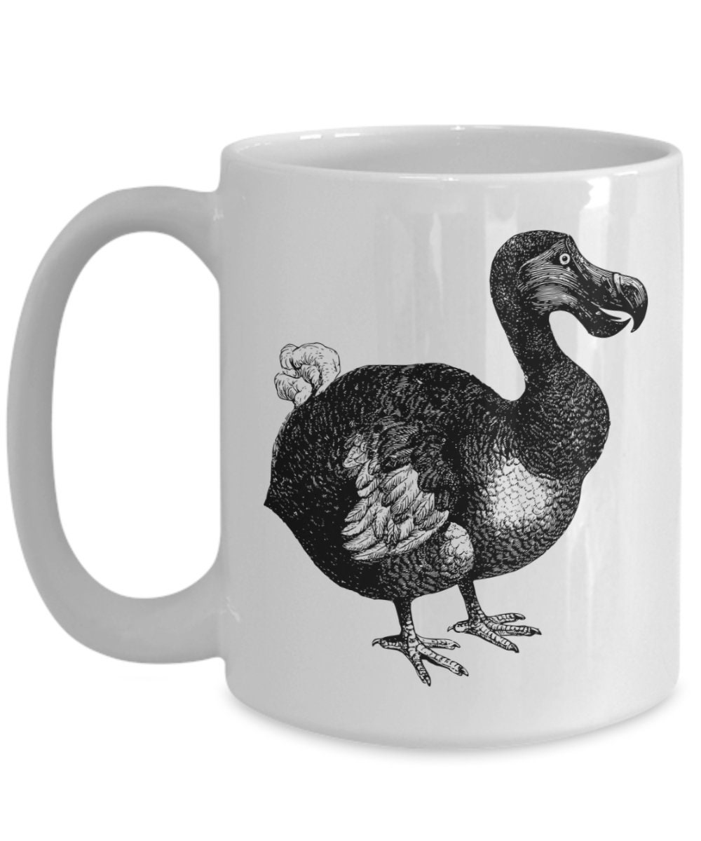 Dodo Bird Mug, Dodo Coffee Cup, Dodo's Rule, Endangered Species, Dodo ...