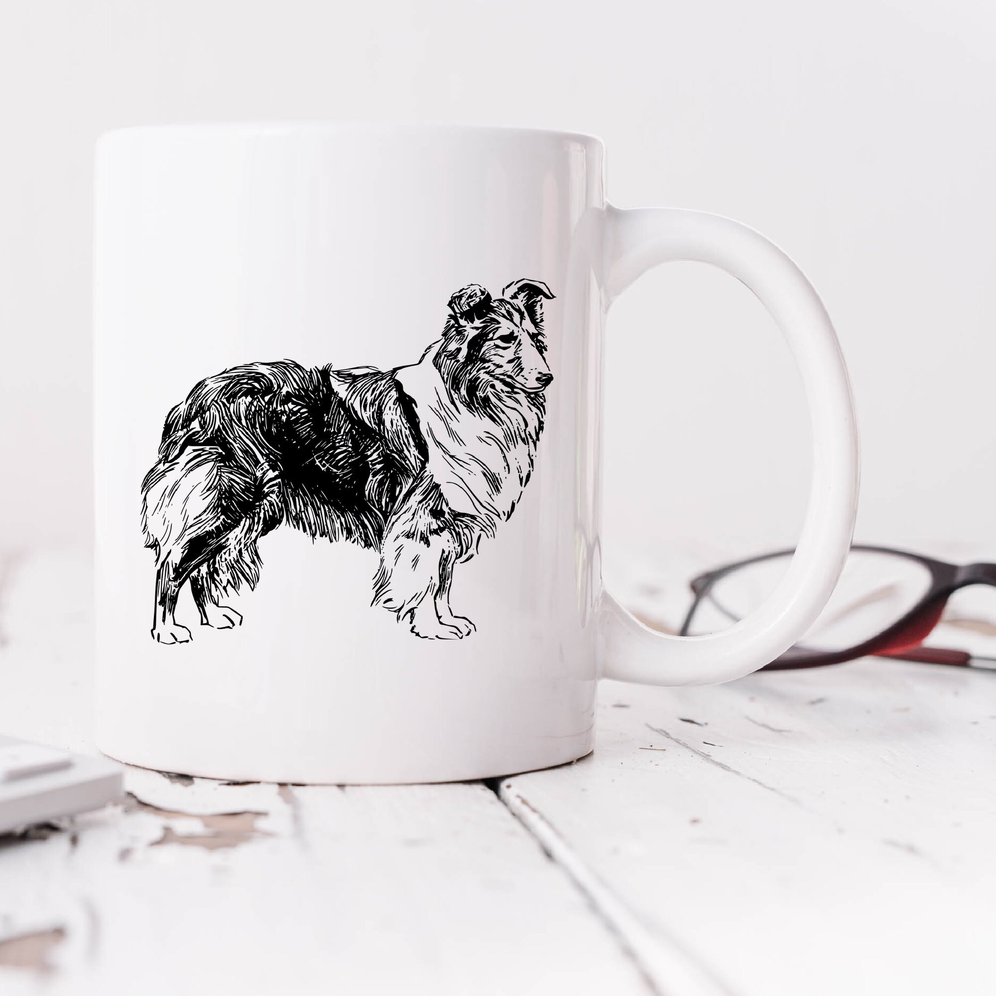 Shetland Sheepdog Mug, Shetland Sheepdog Coffee Mug, Best Pet Shetland ...