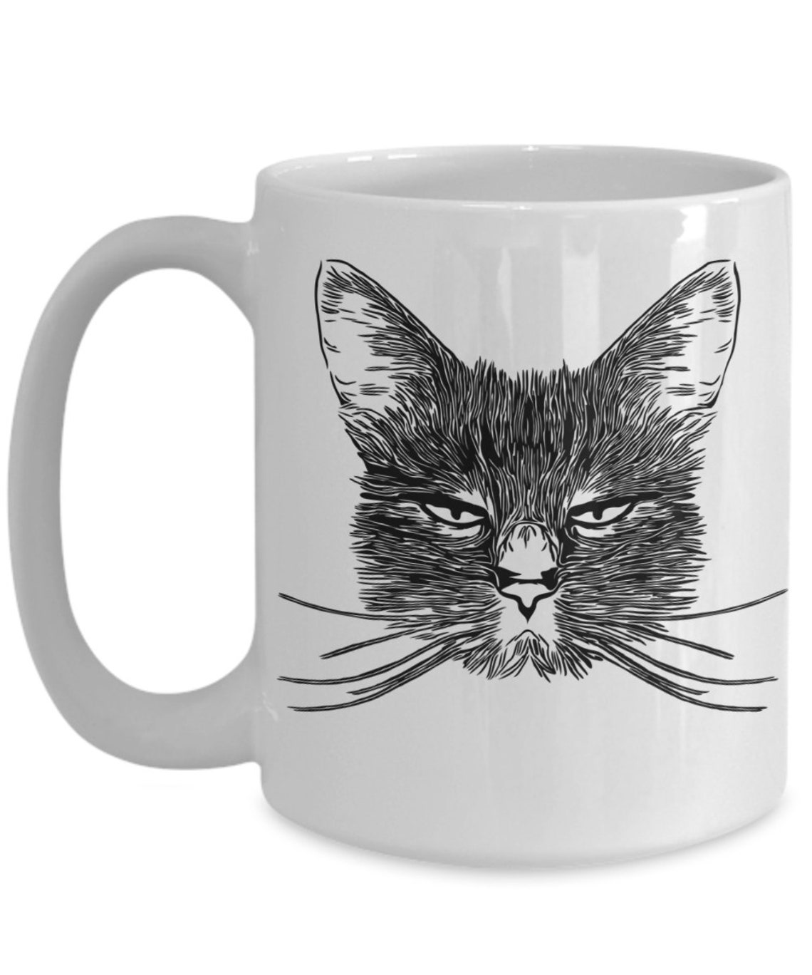 Grumpy Cat Coffee Mug Cheer Up Coffee Cup Life Is Hard Etsy