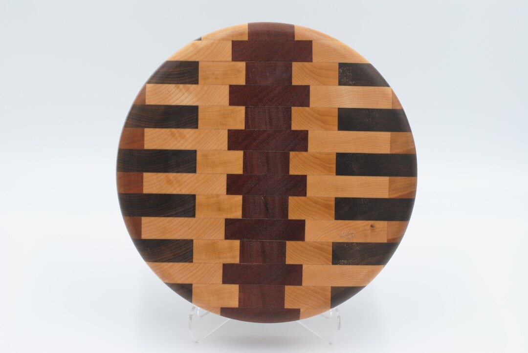 Round End-grain Cutting Block - Etsy