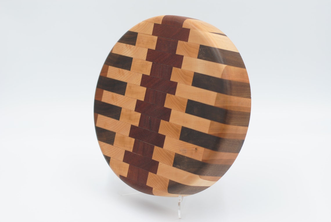 Round End-grain Cutting Block - Etsy