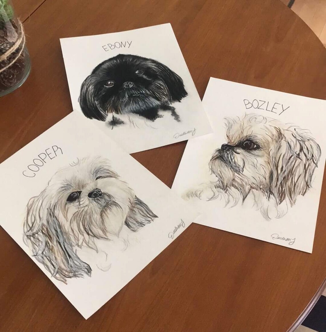 Custom Dog Drawings - Etsy