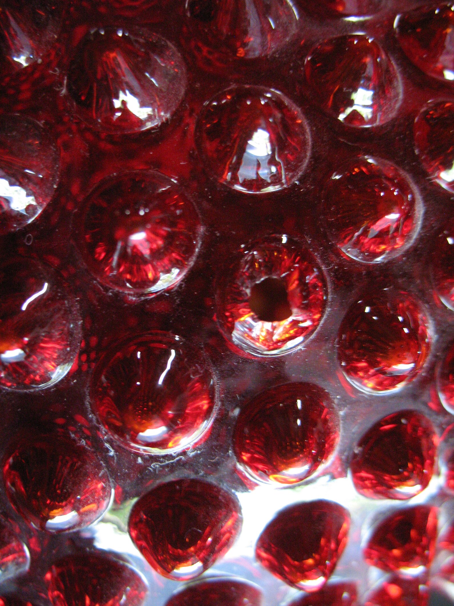 Vintage Fenton Ruby Red Carnival Hobnail Decor Decanter and - Etsy