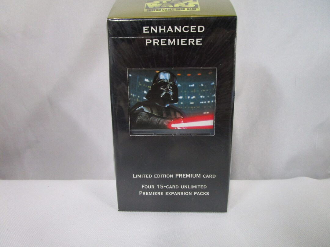 1998 Star Wars Enhanced Premiere CCG Box sealed, Darth Vader With ...