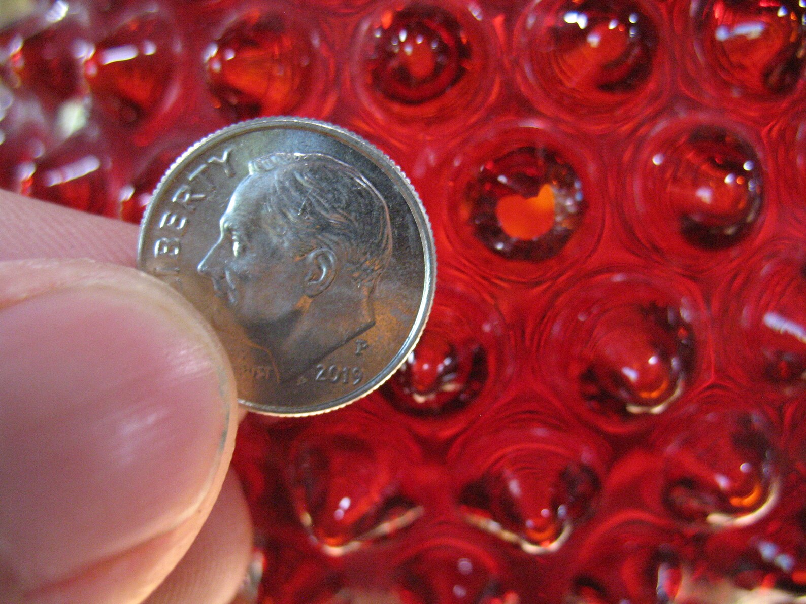 Vintage Fenton Ruby Red Carnival Hobnail Decor Decanter and - Etsy