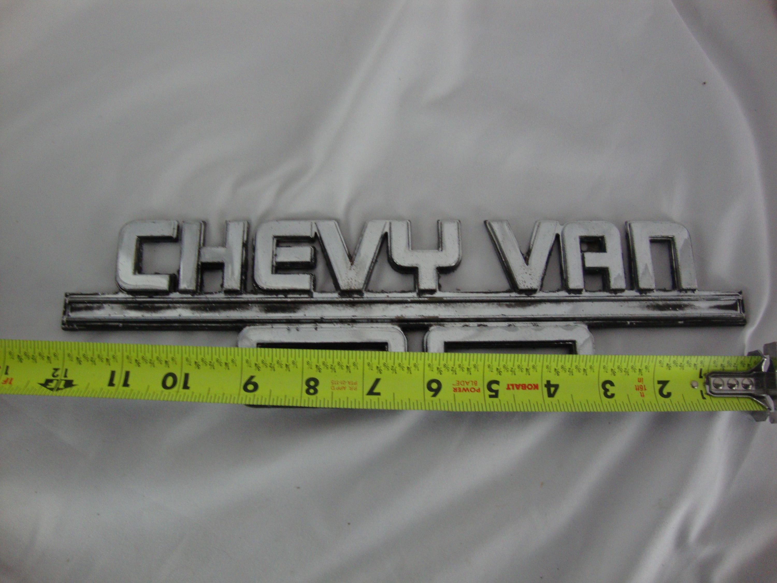 Vintage Chevy Van G30 Metal Emblem Diesel #14060365 - Etsy