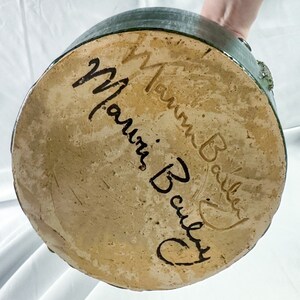 Double-signed Marvin Bailey Blue Green Glaze Palmetto Tree Pitcher - Etsy