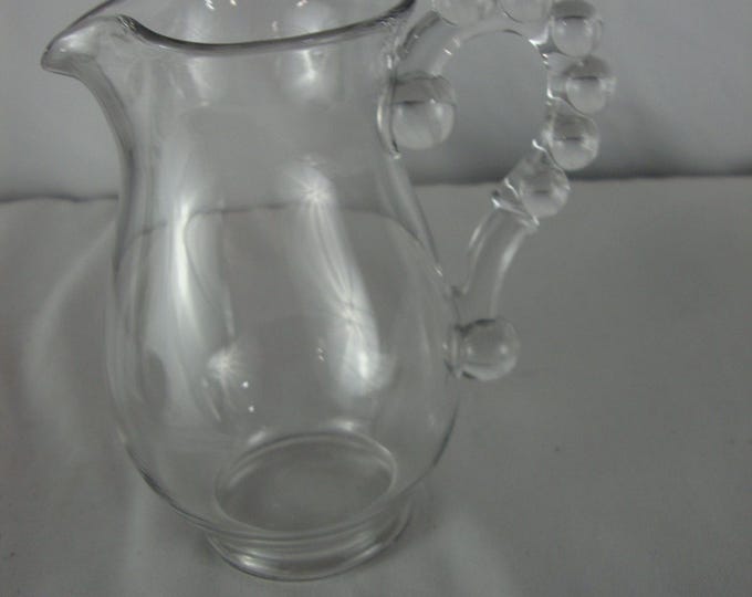 Vintage Imperial Glass Candlewick Pint Small Glass Pitcher - Etsy