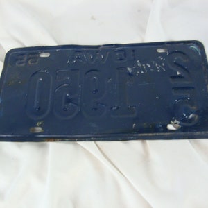 1965 Iowa 25 1950 Blue/white Car Tag Automobile License Plate - Etsy