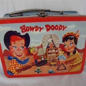 1954 Howdy Doody Adco Liberty Metal Kid's Lunch Box No Thermos - Etsy