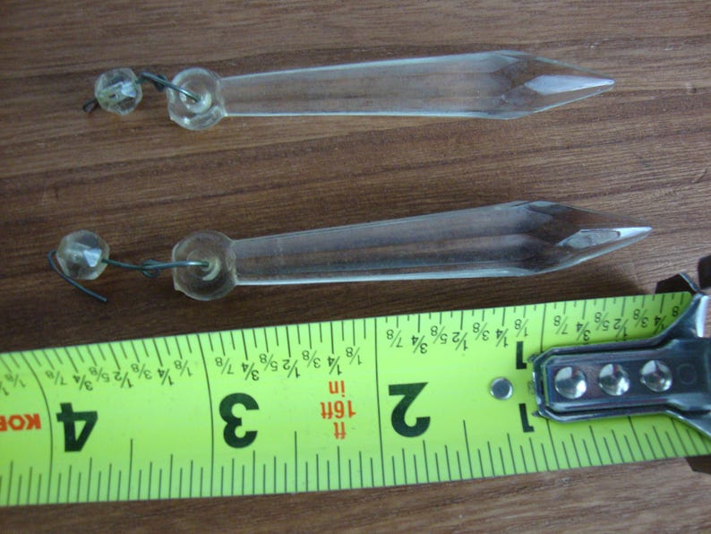 Vintage Chandelier Crystal Drops With Top Bead Lot of 16 - Etsy