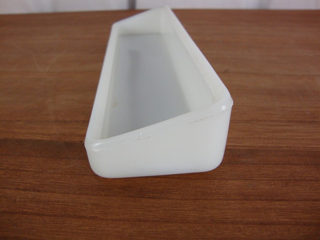 1950s White Milk Glass Rectangle Slant Top Dental Equipment Tray - Etsy