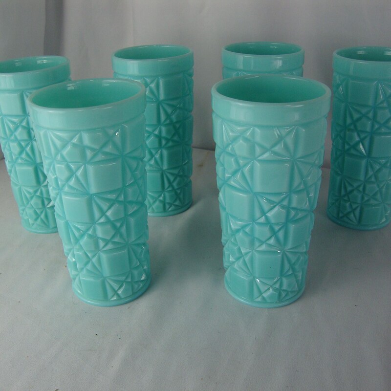 Turquoise Milk Glass - Etsy