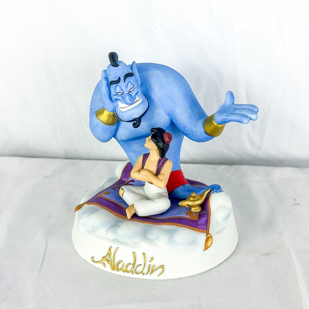1992 Limited Edition Aladdin Hand-painted Ceramic Figurine, 2,212/ ...