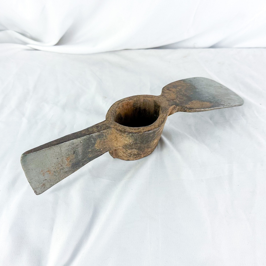 Vintage Metal Cutter Mattock Head (adze/hoe & Axe Blade), No Handle - Etsy