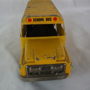1960's Hubley USA Yellow Black Metal School Bus Play Pretend Vehicle - Etsy