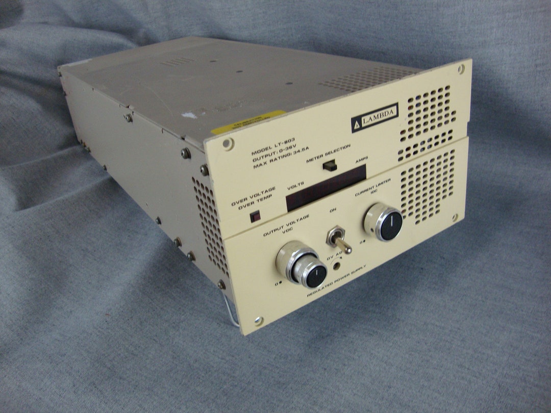 Vintage Lambda Model LT803-0704 Output 0-36V Power Supply - Etsy
