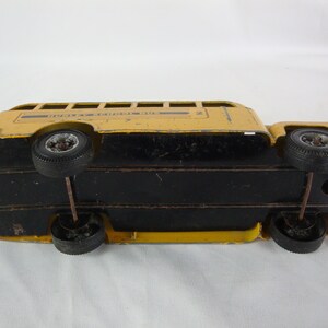 1960's Hubley USA Yellow Black Metal School Bus Play Pretend Vehicle - Etsy